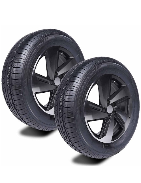 Set de llantas para auto Gt Radial Champiro VP1 185/70R14 1