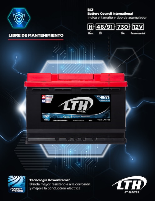 Acumulador Lth Hi - Tec H-48/91(LN3)-730 2